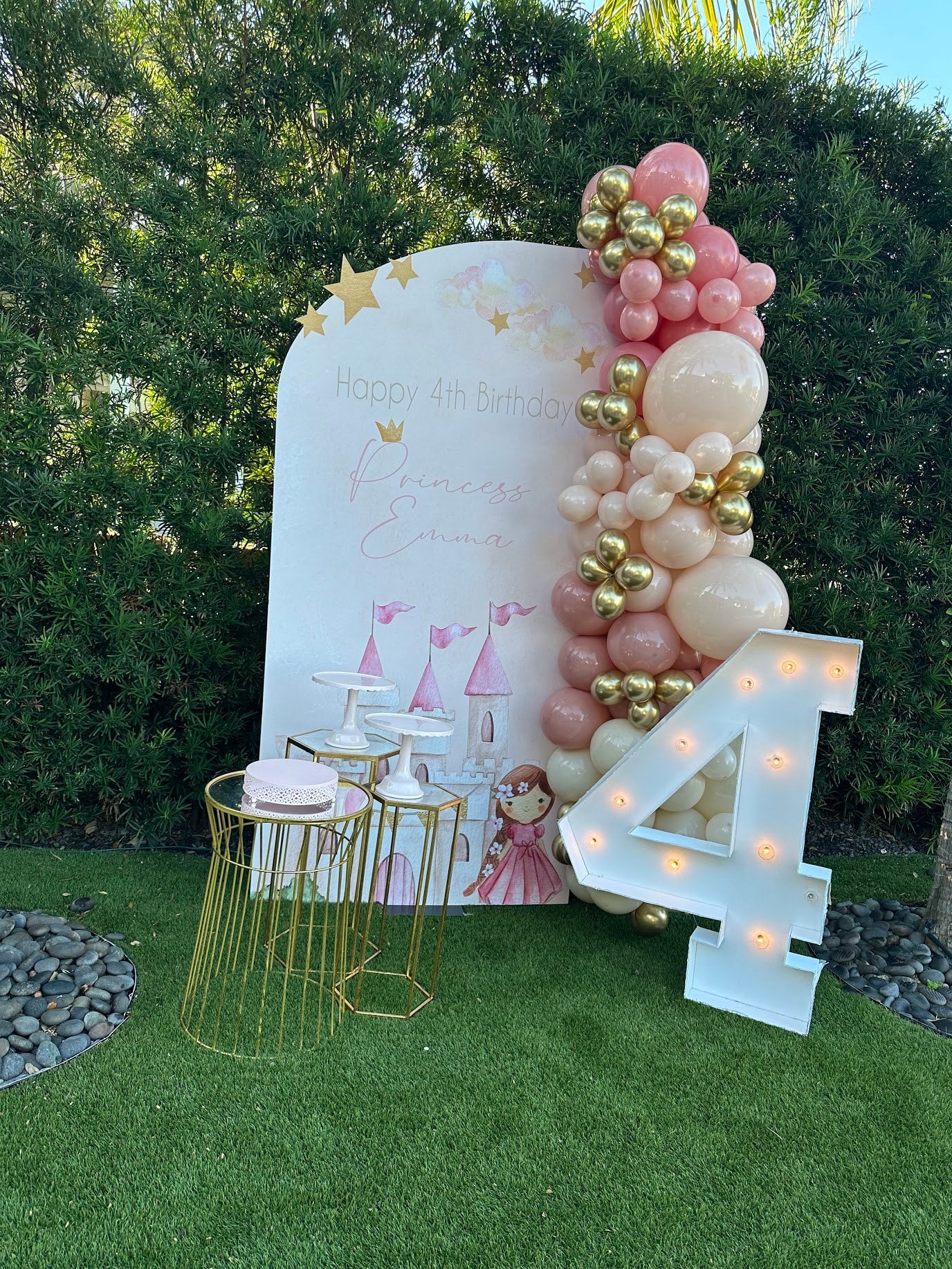 balloon board backdrop