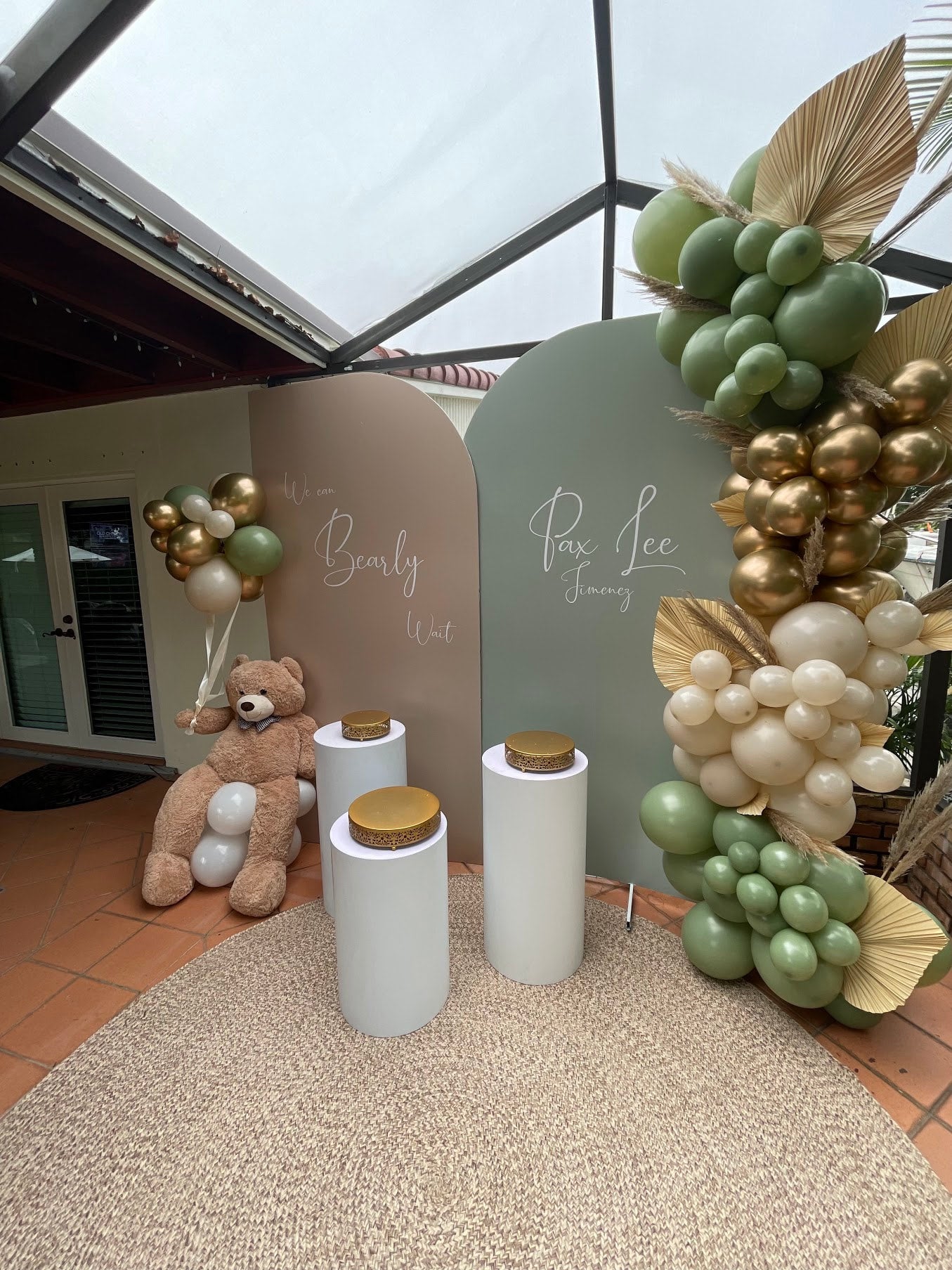 2 Panels Chiara form Custom Printed Backdrop | Just 2 Party Balloon ...